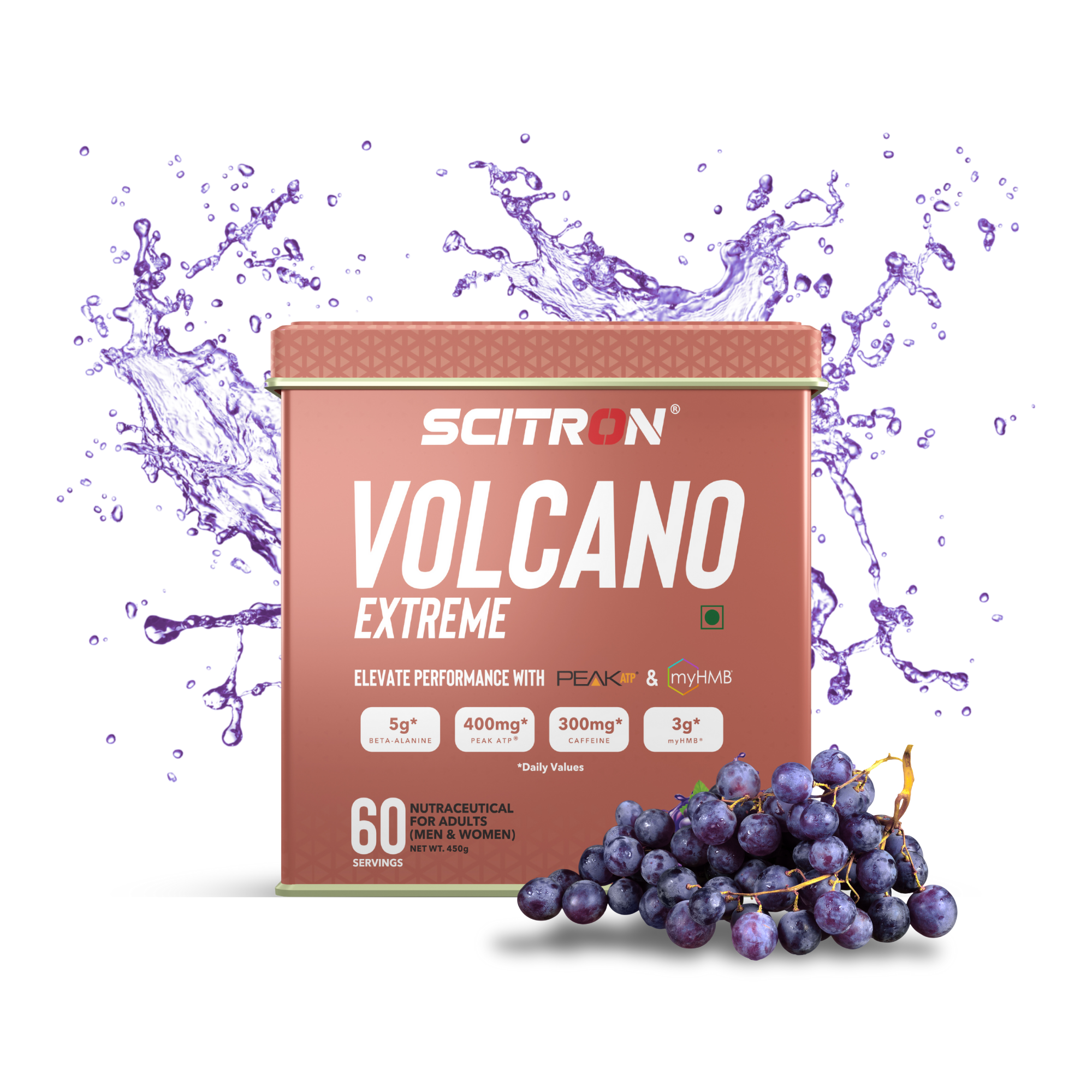 Buy Volcano Extreme Pre-Workout Supplement | Scitron